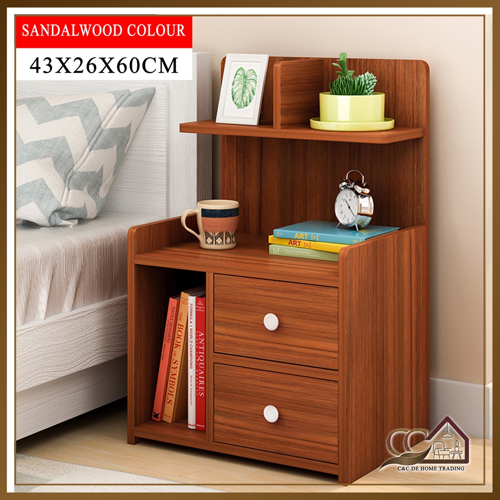 Modern Bedside Table Bedroom Nightstand Desk With Drawer Coffee Table ...