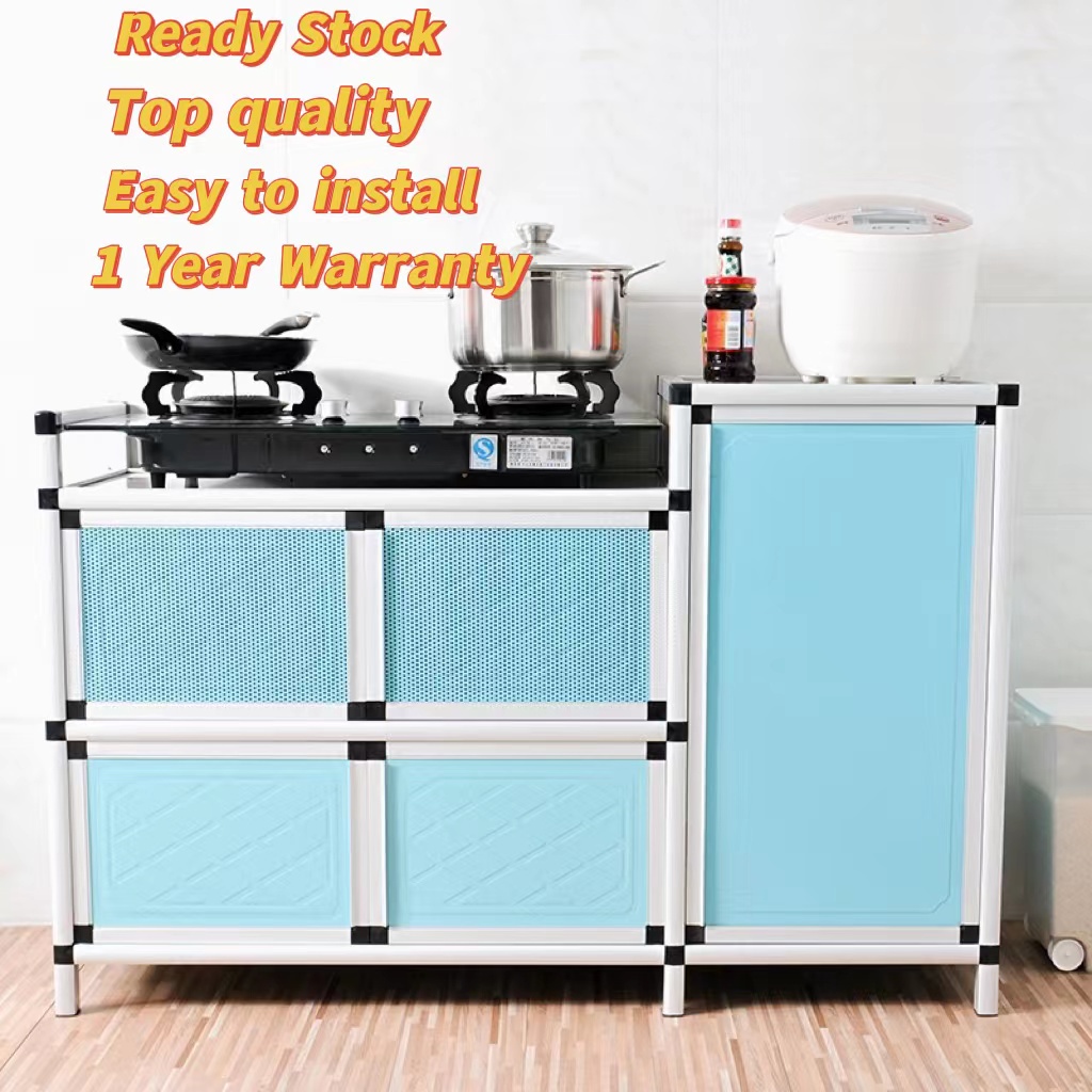 New Upgrade Stainless Steel Side Cabinet Kitchen Cabinet Simple Stove ...