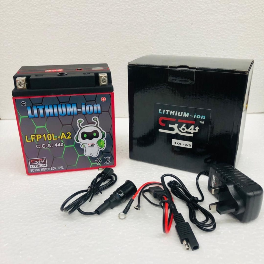 Sc64 Lithium Battery Motor LFP10L-A2 YAMAHA XV250 VIRAGO250 V-STAR250 ...