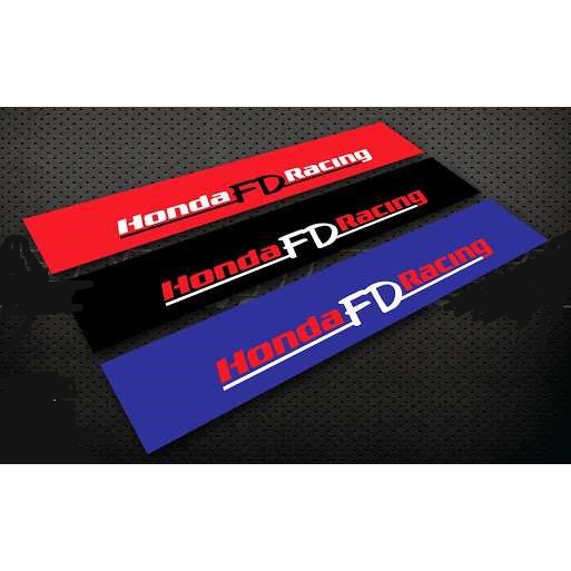 HONDA FD RACING WINDSCREEN STICKER | Shopee Malaysia