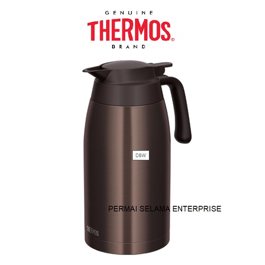 Thermos Brand 2000ml 2.0 Liter Thermos 2.0L Modern Carafe TTB-2000 / TTB-2001 SBK DBW SMT BWG ...