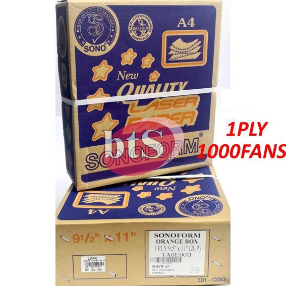 COMPUTER FORM - 1 PLY (1000FANS) | Shopee Malaysia
