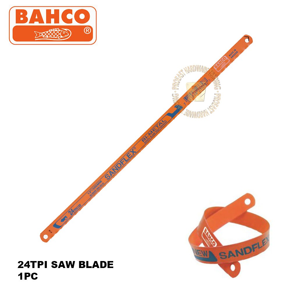 Bahco 18TPI & 24TPI New Sandflex BI-Metal Hack Saw Blade | Shopee Malaysia
