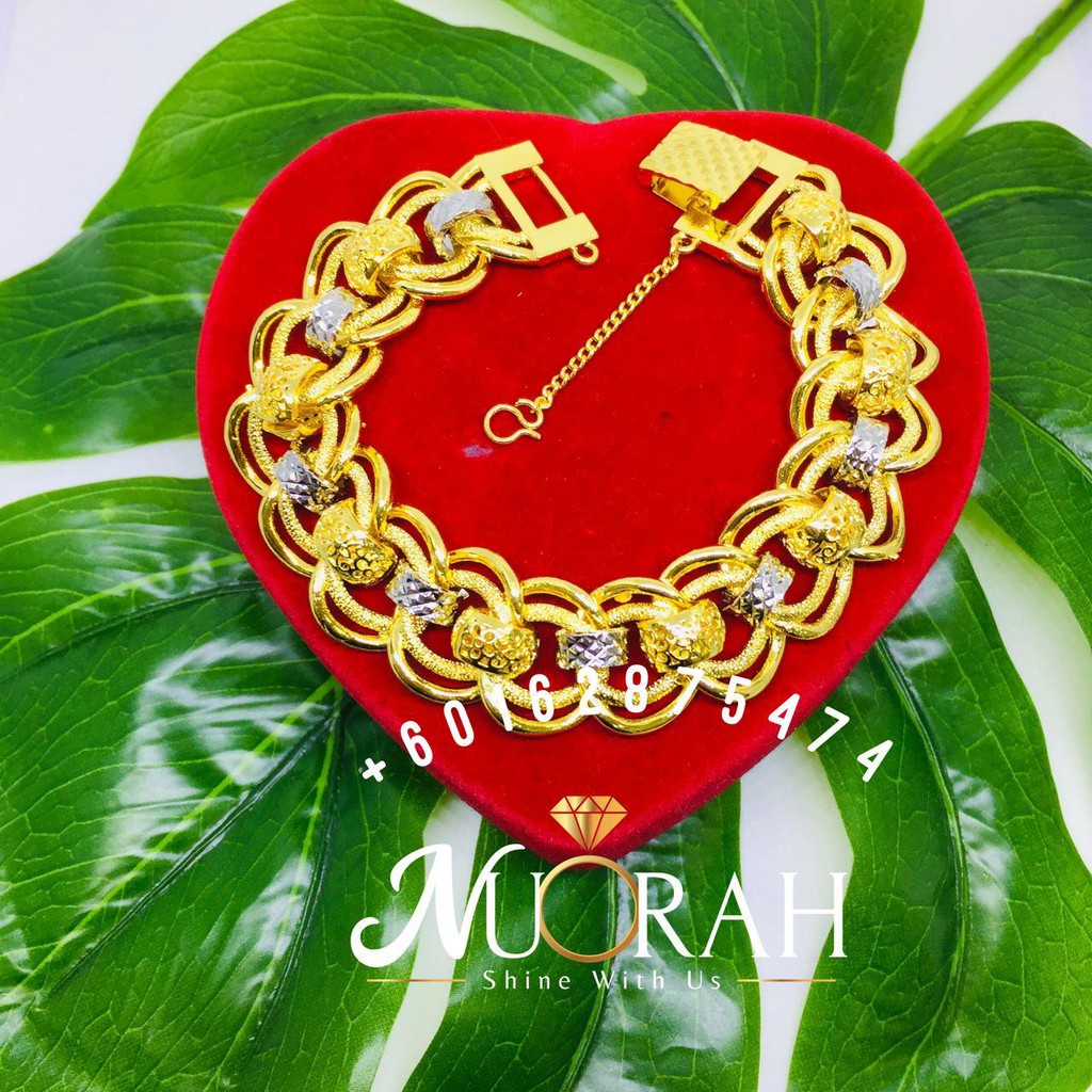 COP 916 ⚡️RT COCO KENDI KERAWANG MIX CHROME🔗 Lebar 2.0 cm | Emas Korea ...