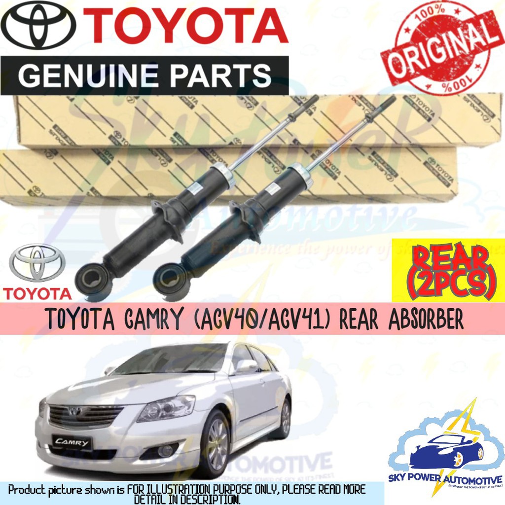 TOYOTA CAMRY (ACV40/ACV41) 100% ORIGINAL (GENUINE) SHOCK ABSORBER (REAR ...