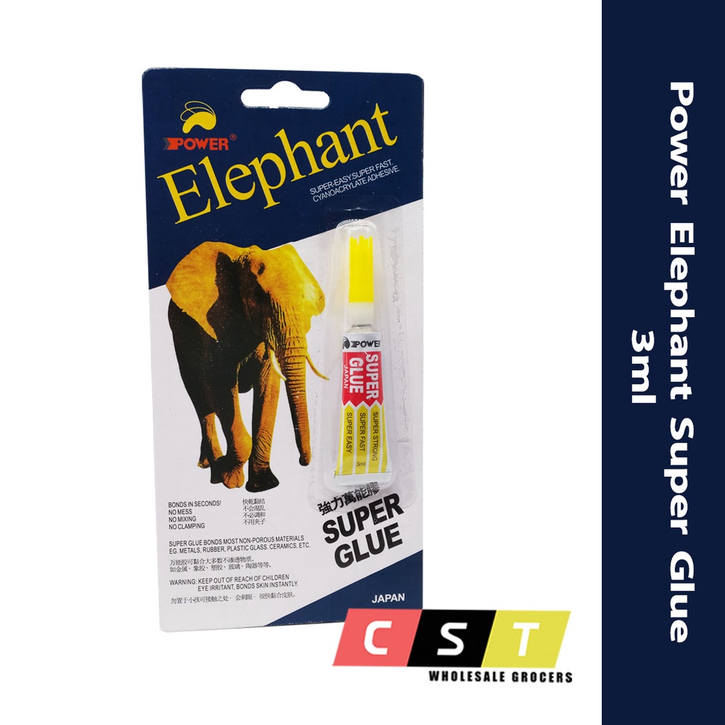 Power Elephant Super Glue 3ml | Shopee Malaysia
