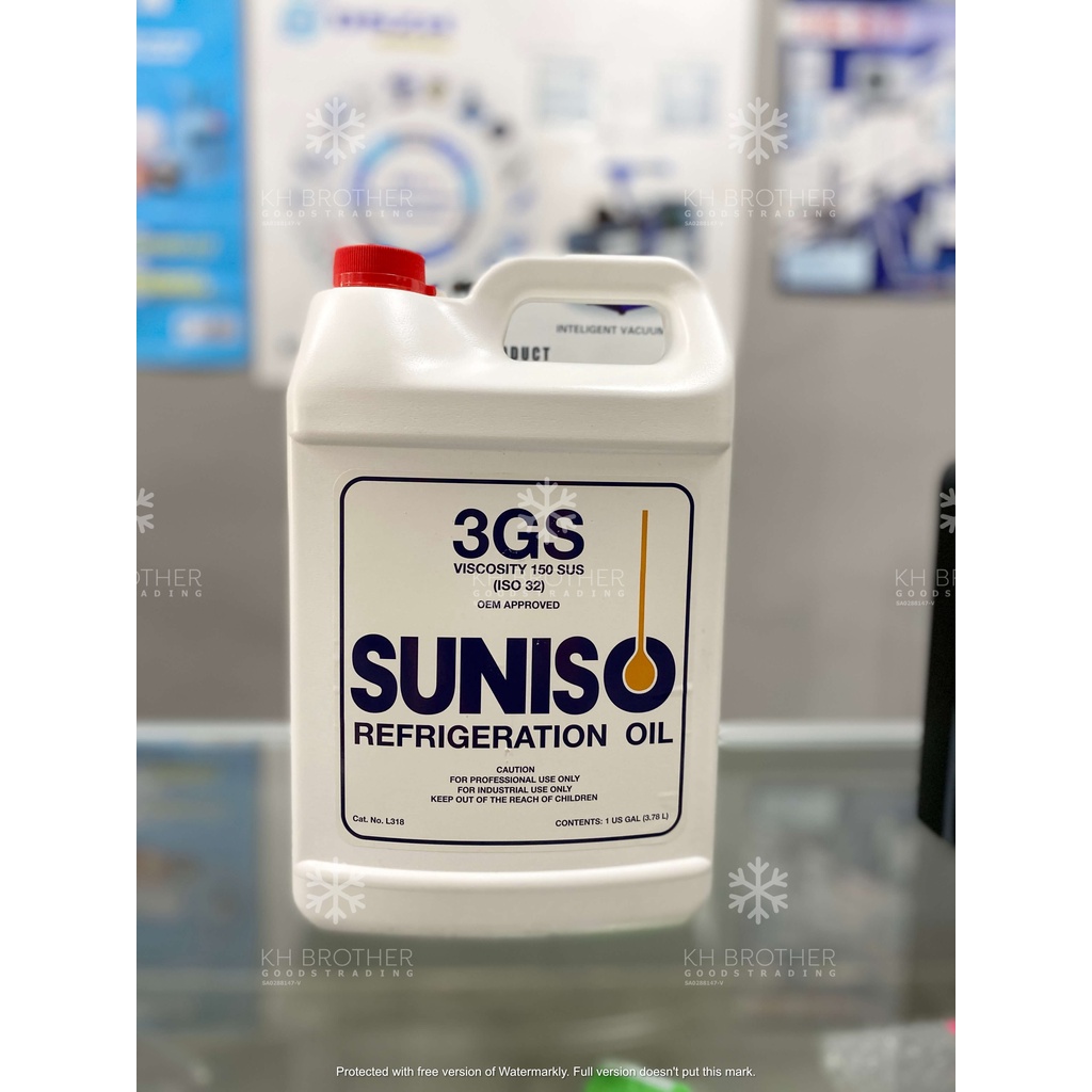 [100% AUTHENTIC] SUNISO/ERRECOM Aircond Compressor Oil 3GS, 4GS, SL32, SL68 (R22, R32, R410A ...