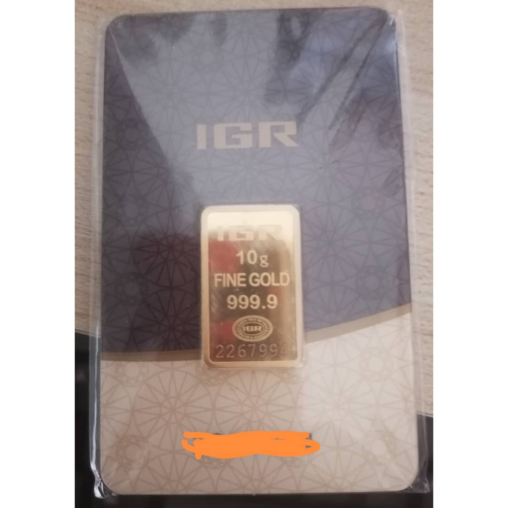 IGR GOLD BAR 10G & 5G (ASLI) | Shopee Malaysia
