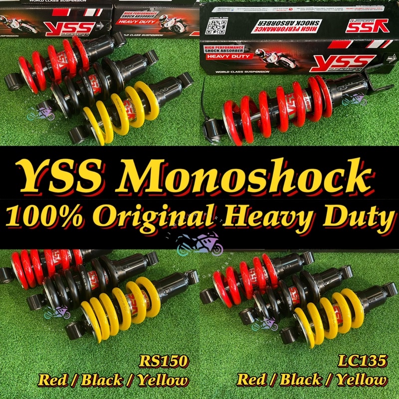 YSS Monoshock Absorber 100% Original Heavy Duty YSS Thailand Y15ZR / Y16ZR / LC135 / RS150 ...