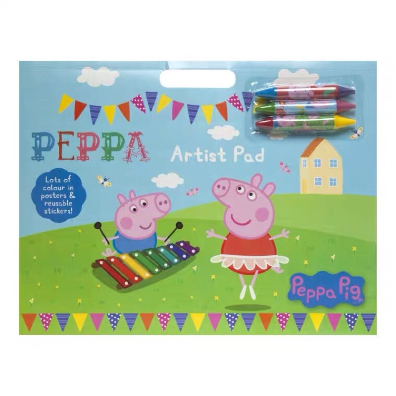 Peppa Pig Artist Pad Crayon | Shopee Malaysia