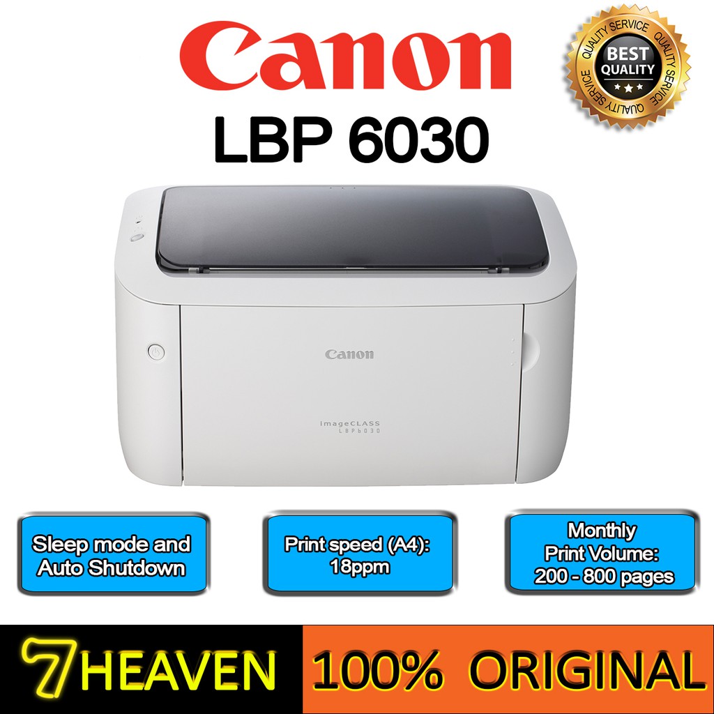 Canon LBP6030 imageCLASS Monochrome Single Function Laser Printer | Shopee Malaysia