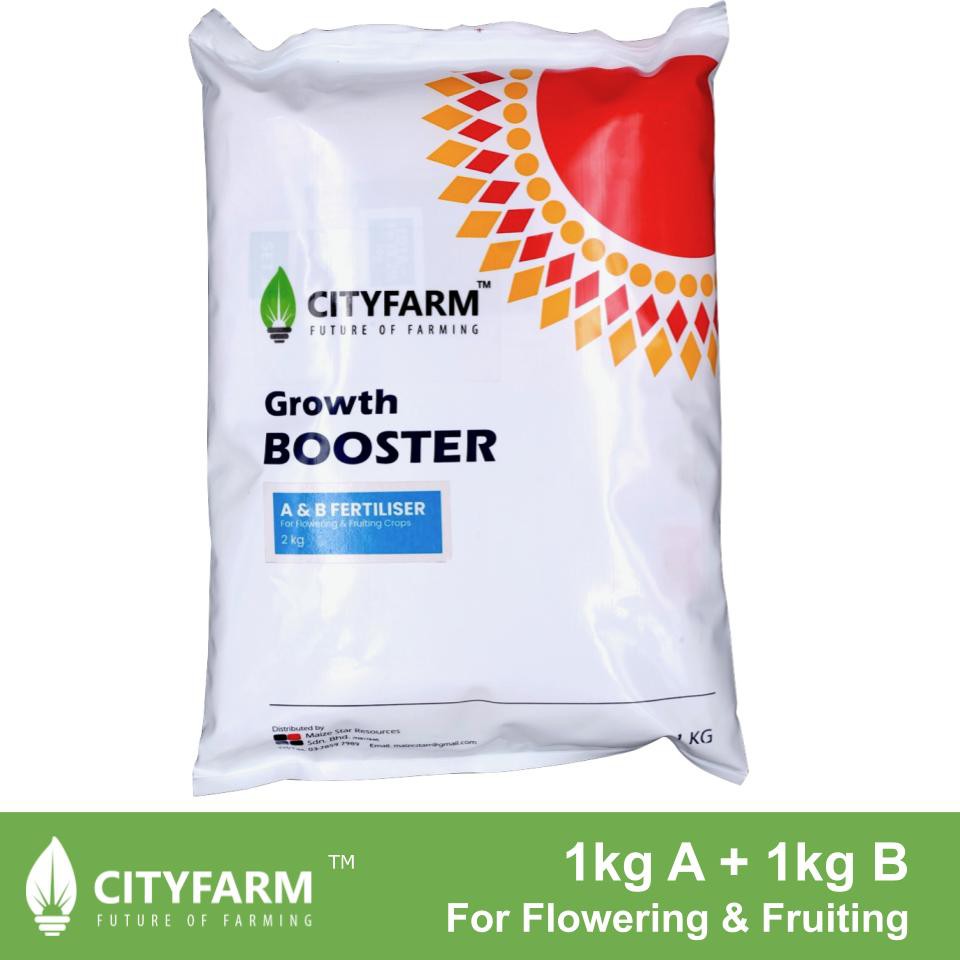 Hydroponic A & B Solid Fertilizer For Flowering & Fruiting Crops 2kg ...