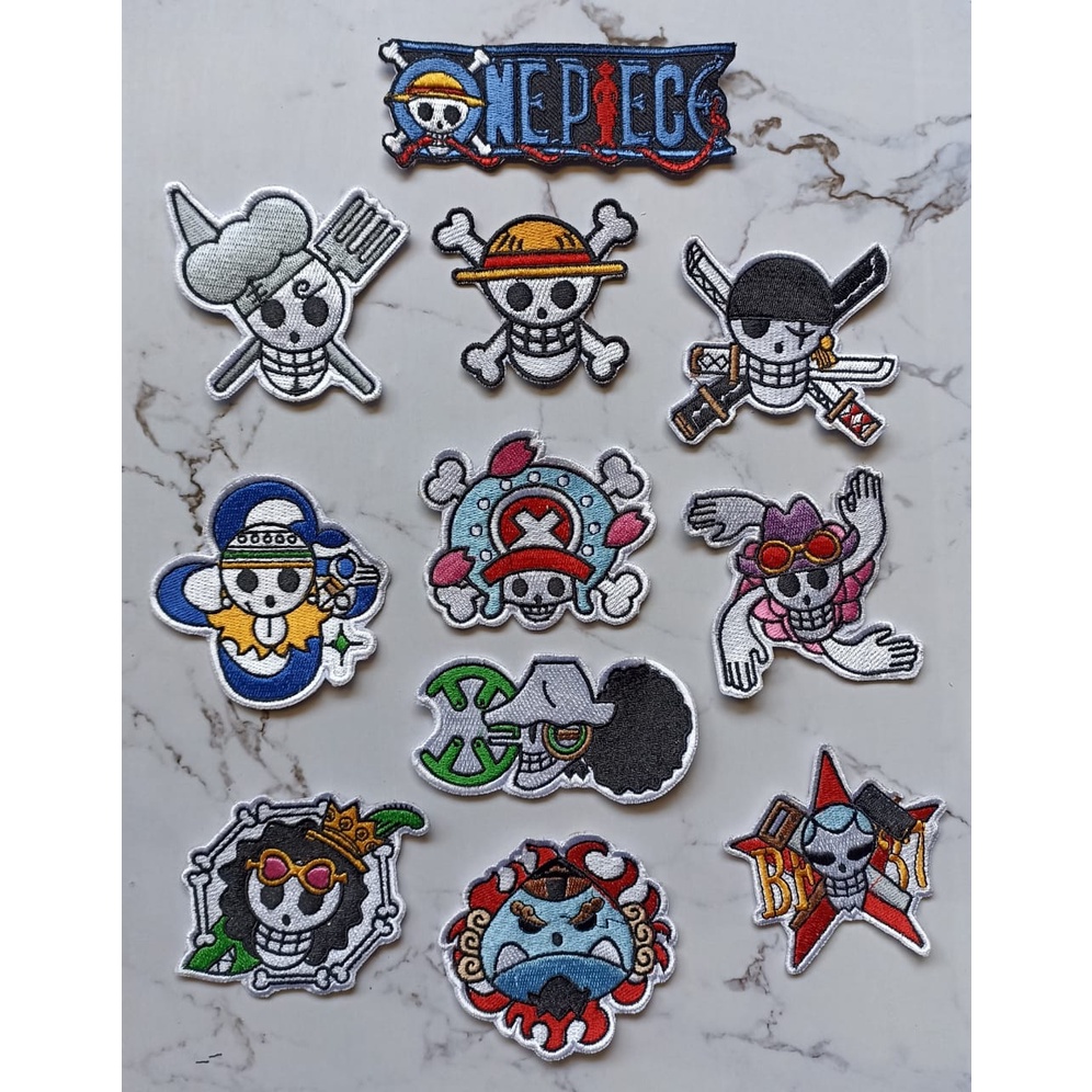 One piece logo Embroidery patch | Shopee Malaysia