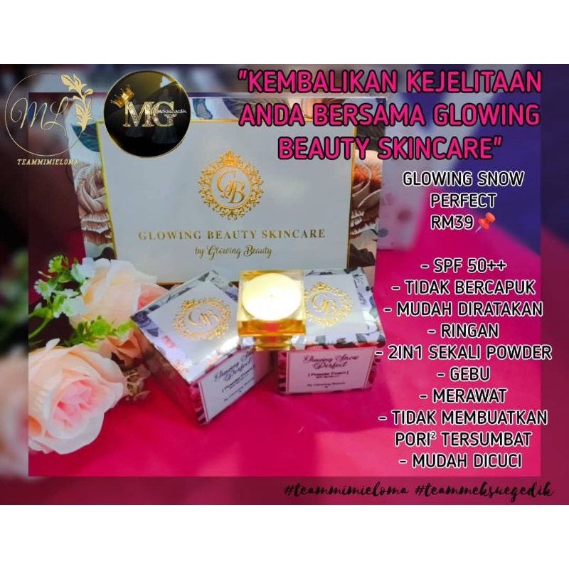 🔥SNOW PERFECT GB🔥VIRAL FOUNDATION SEKALI DENGAN BEDAK💕🎁MENANTI ANDA🎁 ...