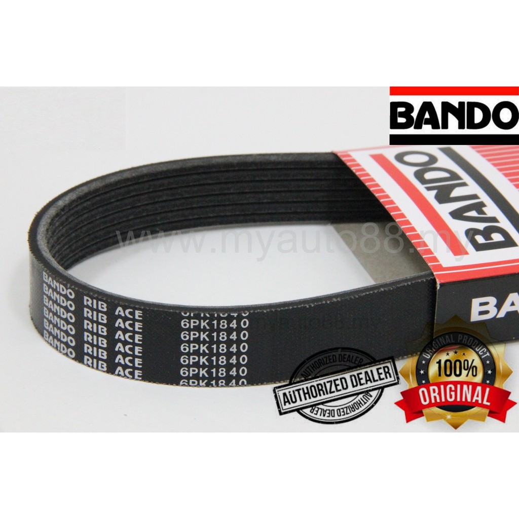Mazda 2 MM6 1.5L 6PK1840 (Year 2009~present) Bando Fan Belt | Shopee ...