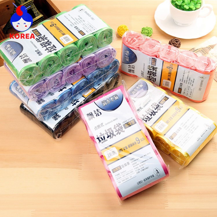 Lot of 5 rolls of quality nylon trash bags and bags for KOREA HOUSEHOLD ...