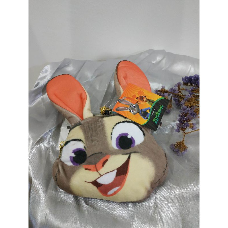 Original disney zootopia Judy coin wallet bag beg zipper wallet cute ...
