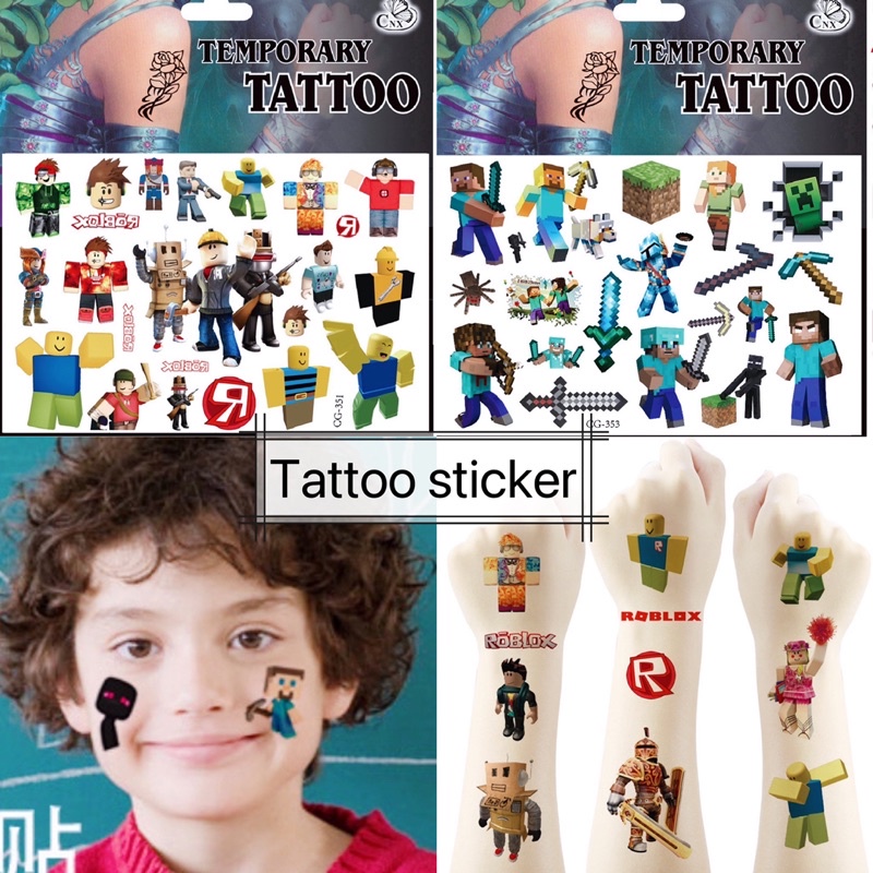 🇲🇾YYMAJU🇲🇾Temporary ROBLOX / tattoo sticker | Shopee Malaysia