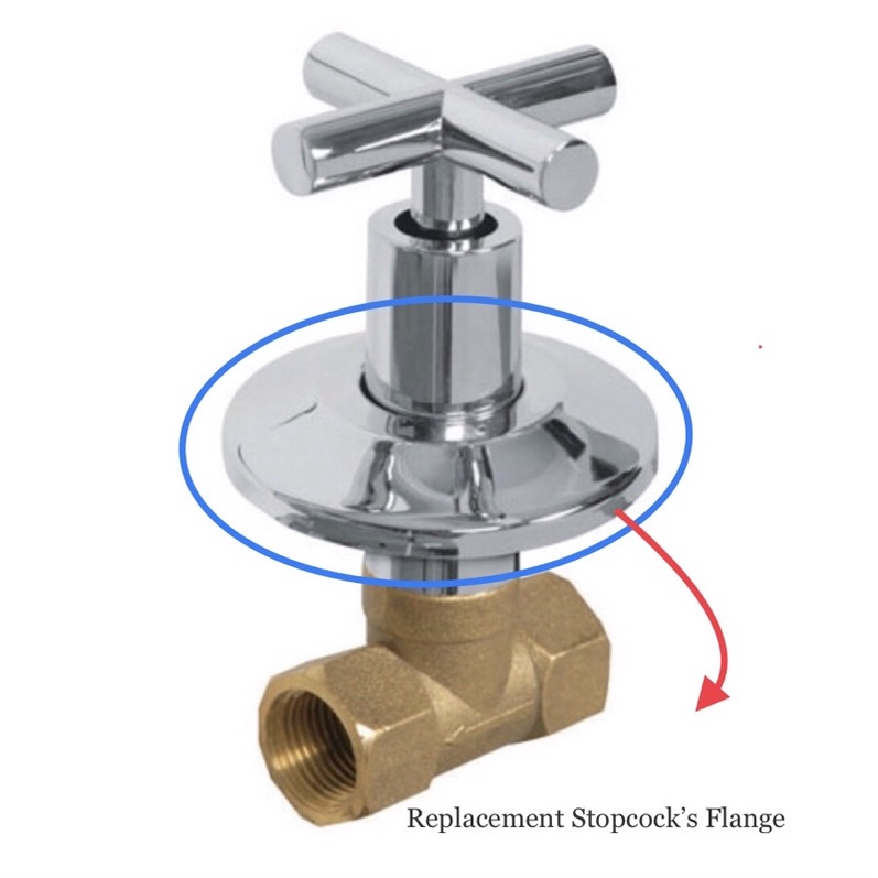 Replacement Stainless Steel Stopcock’s Flange With Rubber Washer ...