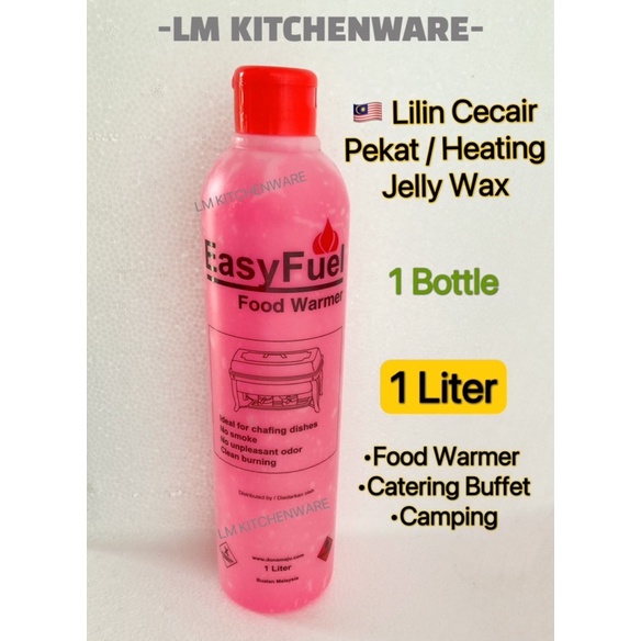 1 LITER THERMOGEL HEATING JELLY WAX HEATING GEL / EASY FUEL FIRE GEL ...