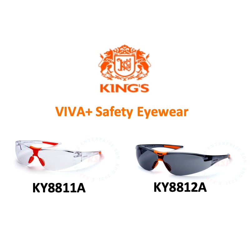 [Ready Stock] Honeywell King's VIVA+ Safety Eyewear KY8811A / KY8812A ...