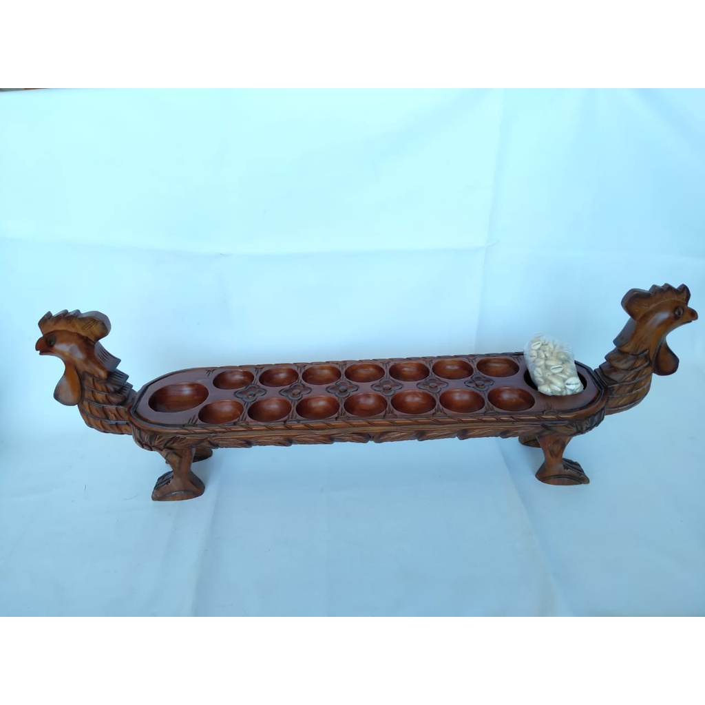 KAYU Wooden Dakon + Seeds | Shopee Malaysia