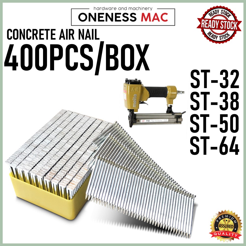 CONCRETE AIR NAIL - ST32 / ST38 / ST50 / ST64 -32MM / 38MM / 50MM ...
