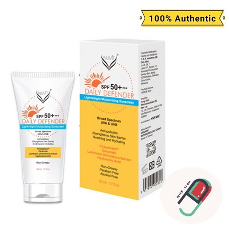 Nuvit Daily Defender Lightweight Moisturizing Sunscreen SPF50+ 50ml ...