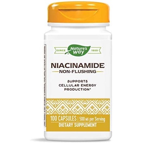 Nature's Way Niacinamide Supports Cellular Energy 500mg per Serving ...