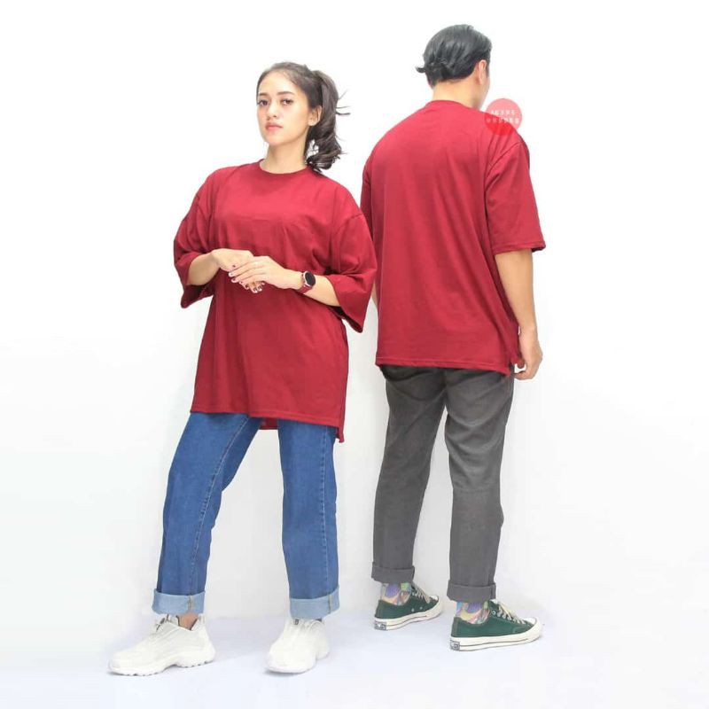 Original Oversize Couple T-Shirt | Original Basic Oversize T-Shirt | Original T-Shirt | Shopee ...