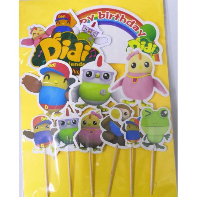 Didi stick topper, cake topper | Shopee Malaysia