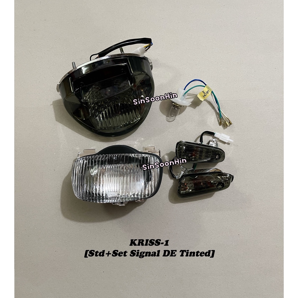 Modenas KRISS110 KRISS-1 STANDARD Head Lamp + Front Signal + Tail Lamp ...