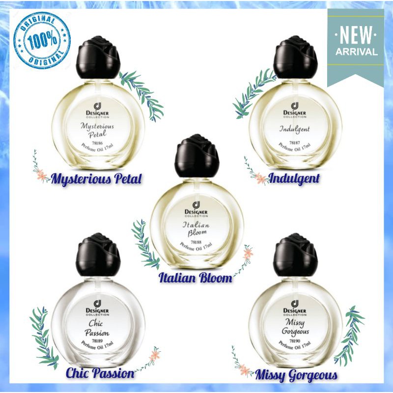 Cosway Perfume Oil Mysterious Petal/Indulgent/Italian Bloom/Chic ...