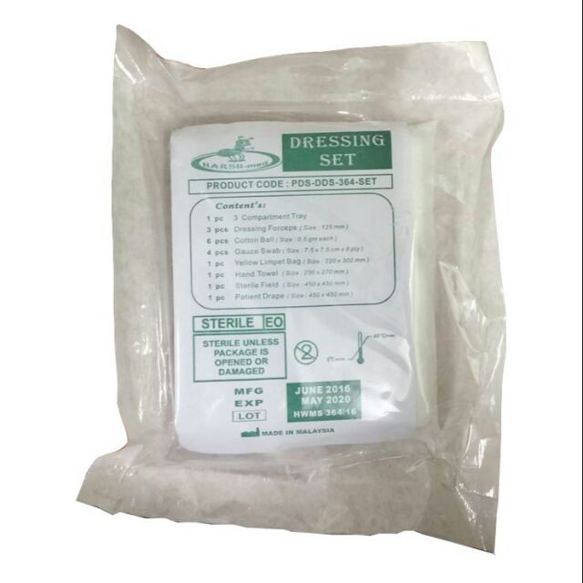 Sterile Basic Dressing Set (HARSH MED) | Shopee Malaysia