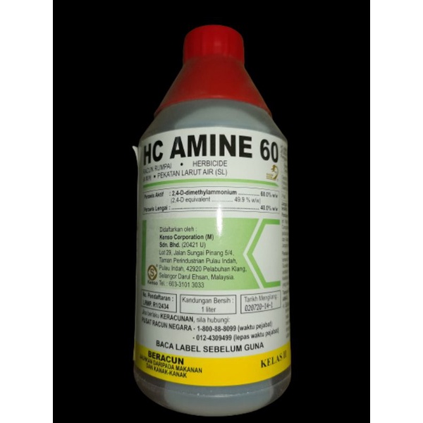Hc Amine 48 60 Ken Amine 480 1Liter Racun Rumput Karpet Carpet (Sama ...