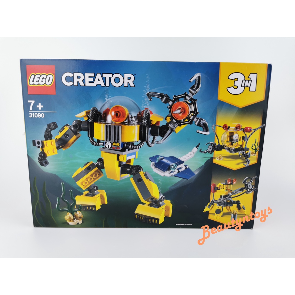 Lego Creator - 31090 - Underwater Robot | Shopee Malaysia