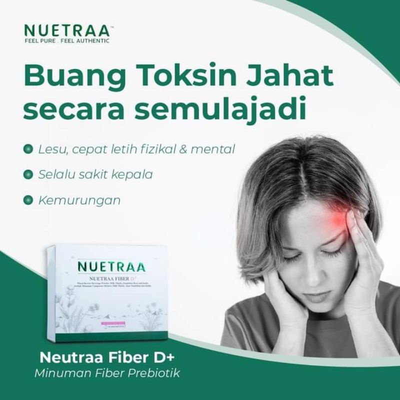 Nuetraa fiber -d (makanan kesihatan untuk usus) | Shopee Malaysia