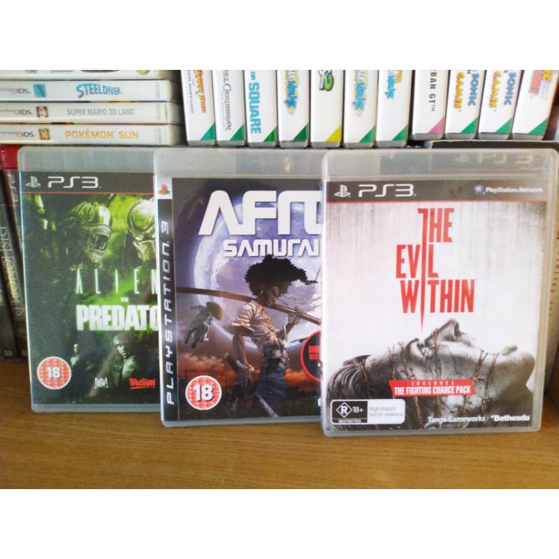 Alien Vs. Predator, Afro Samurai, The Evil Within PS3 | Shopee Malaysia