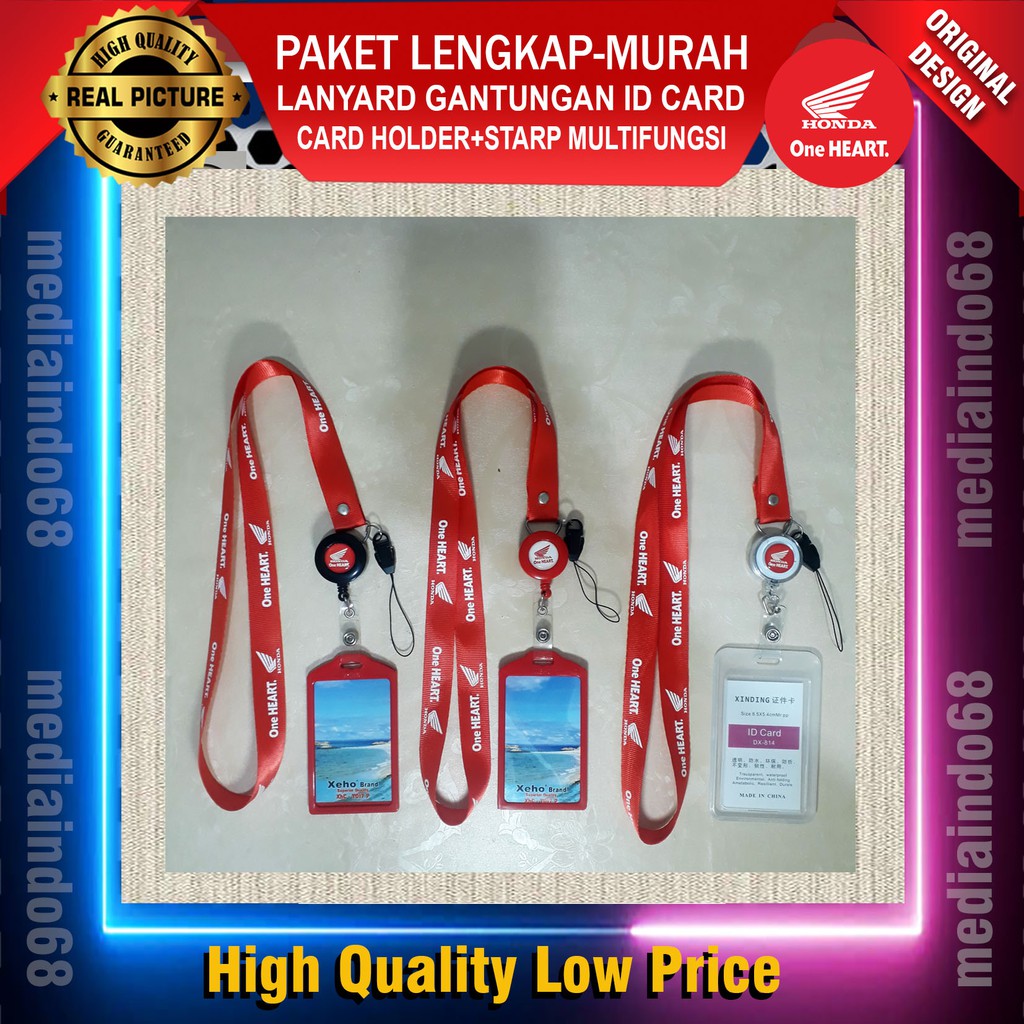GANTUNGAN Honda Motorcycle Lanyard ID Card/Yoyo ID Card Hanger | Shopee ...