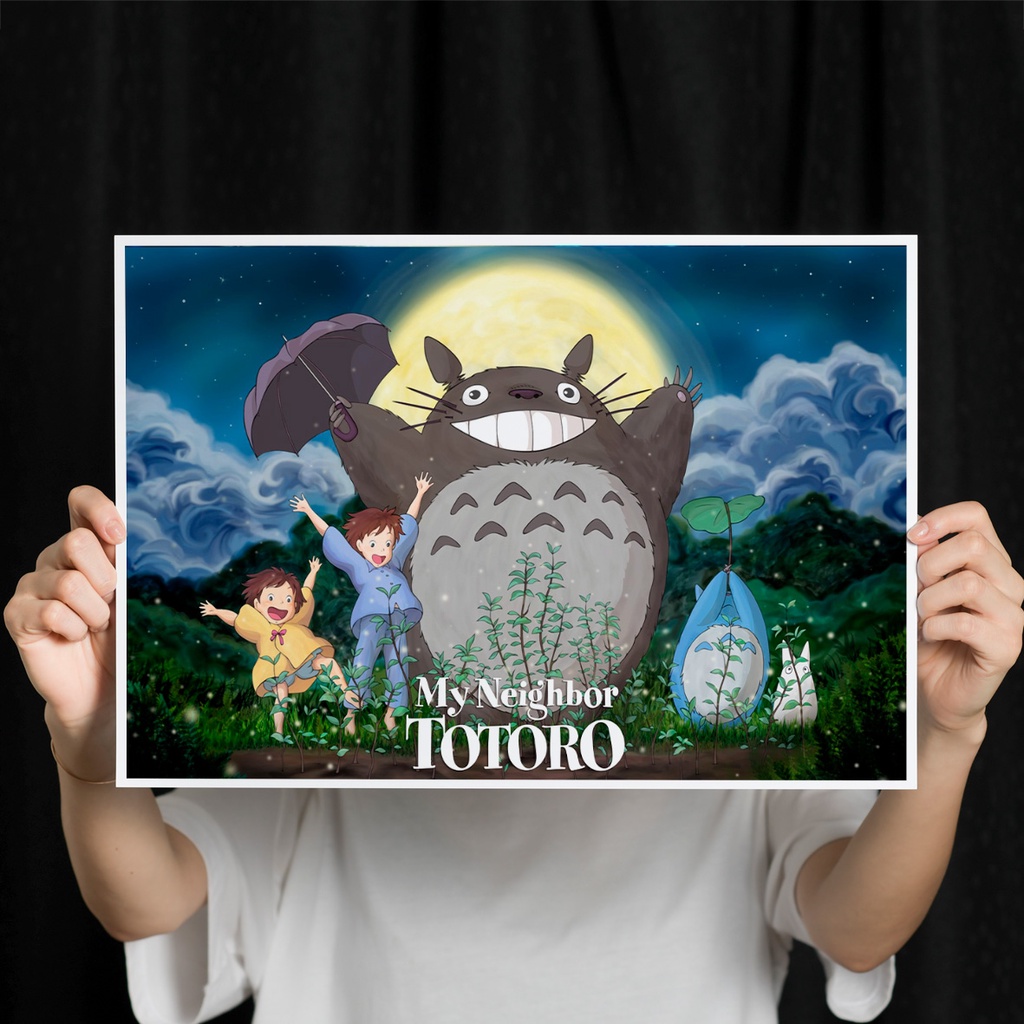 My Neighbor Totoro Poster- By Hayao Miyazaki/Studio Ghibli Best Friend ...