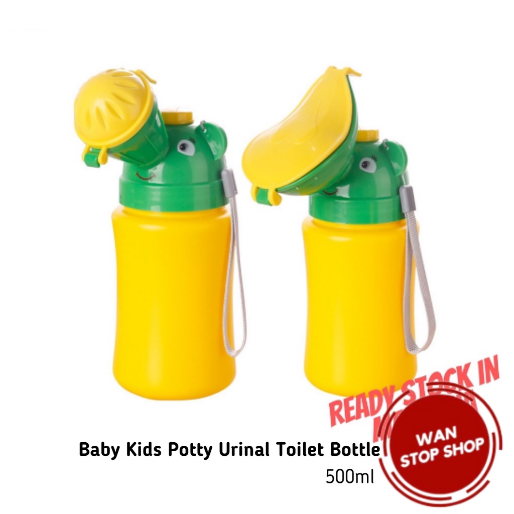 500ml Portable Baby Kids Pee Bottle Pee Traning Bottle Emergency Toilet ...