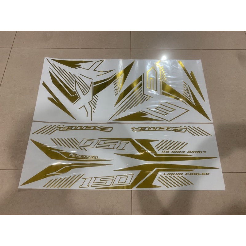 YAMAHA Y15 Y15ZR EXCITER 150 COMPUTER CUT 3D OVERLAP CHROME BODY ...