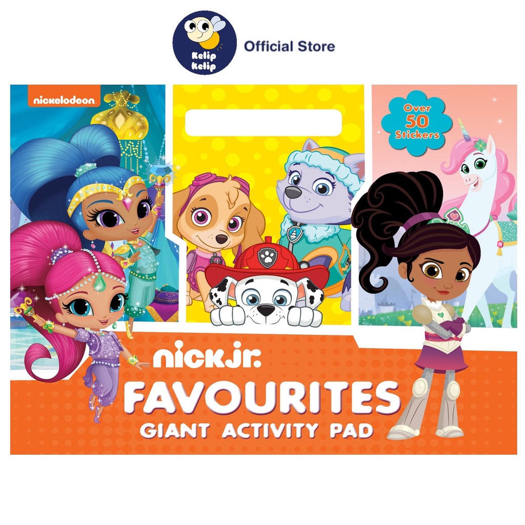 Nick Jr Favourites Giant Colouring Activity Pad for Kids With PAW ...