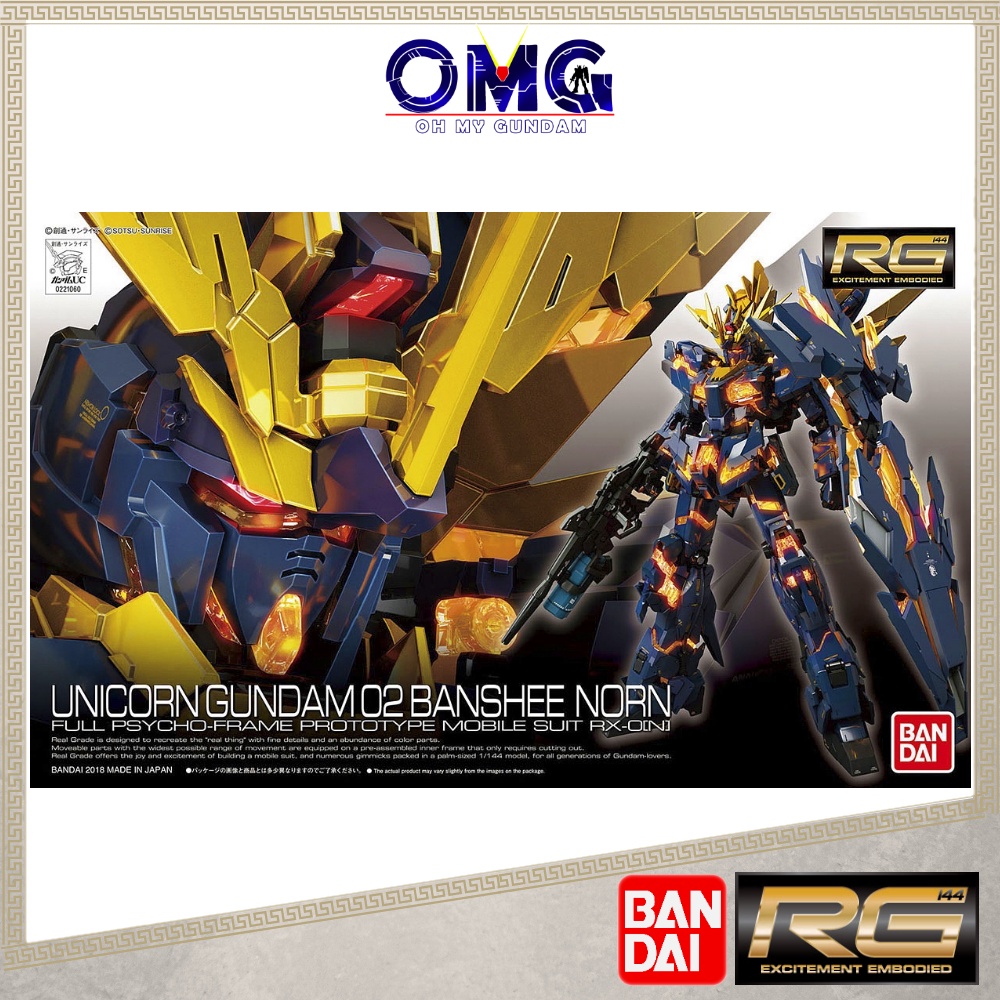 Bandai Gundam RG RX-0 Banshee Norn 61621 1/144 Unicorn Gundam 02 ...