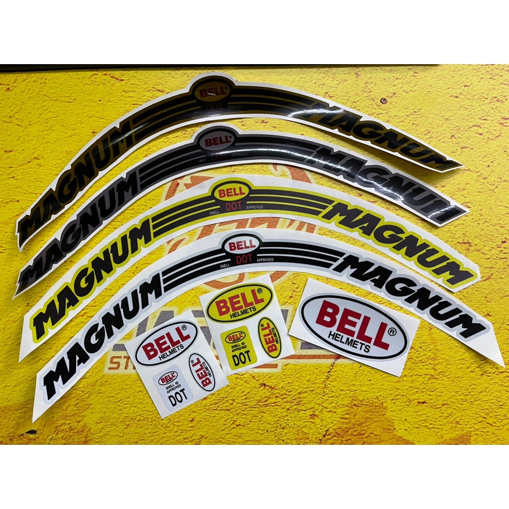 Sticker Magnum BELL Helmet item RARE【HIGH QUALITY】 | Shopee Malaysia