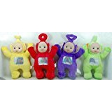 Teletubbies Set of 4 Plush Dolls Featuring 8` Po, Dipsy, Laa Laa, and ...