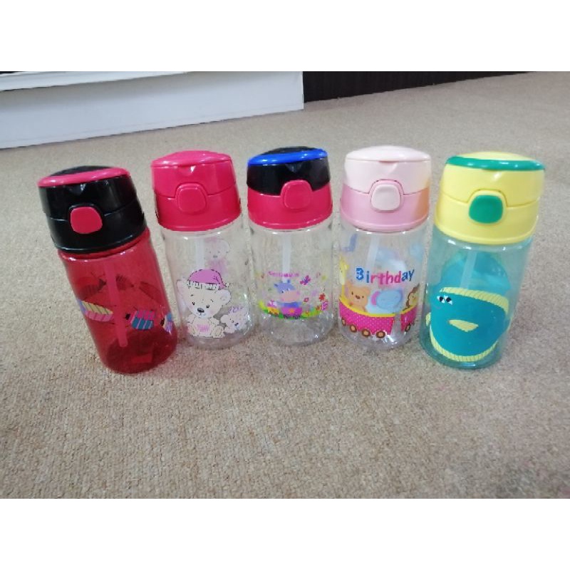 Botol Air Kids Straw Drinking Water Bottle 400Ml | Shopee Malaysia