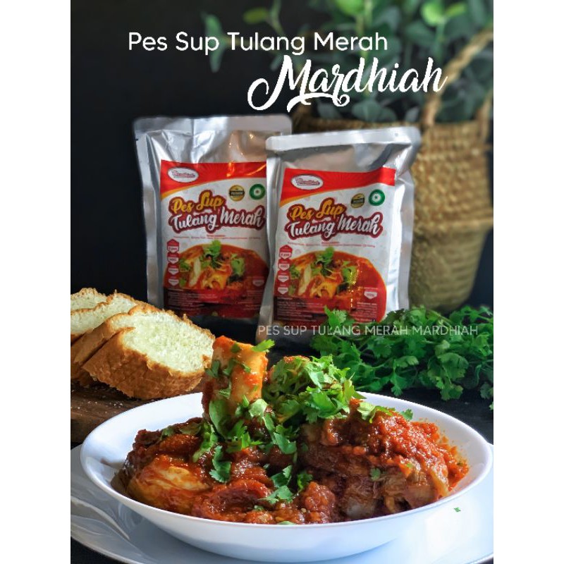 Pes Masakan Sup Tulang Merah Mardhiah (500 gram) Resepi Original ...