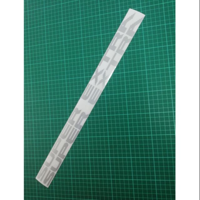 Sticker super extra (computer cutting) | Shopee Malaysia