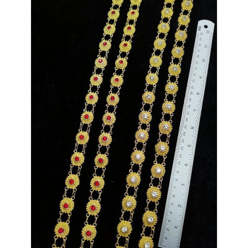 Thai Costume Garland Decorated With Mae Karaket Gems | Shopee Malaysia